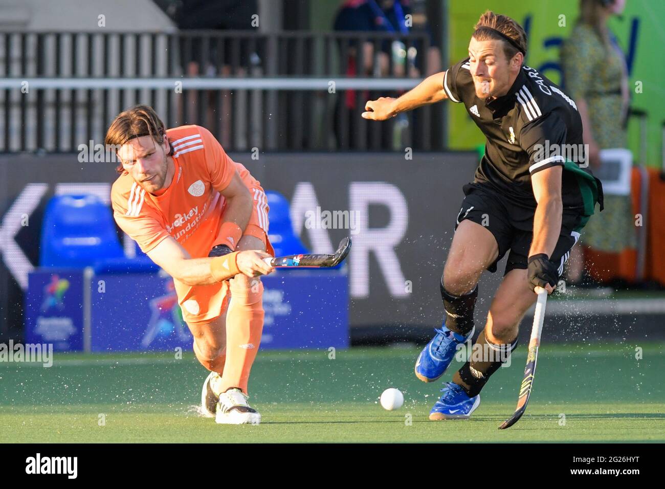 AMSTELVEEN, NETHERLANDS - JUNE 8: Lars Balk of the Netherlands and ...