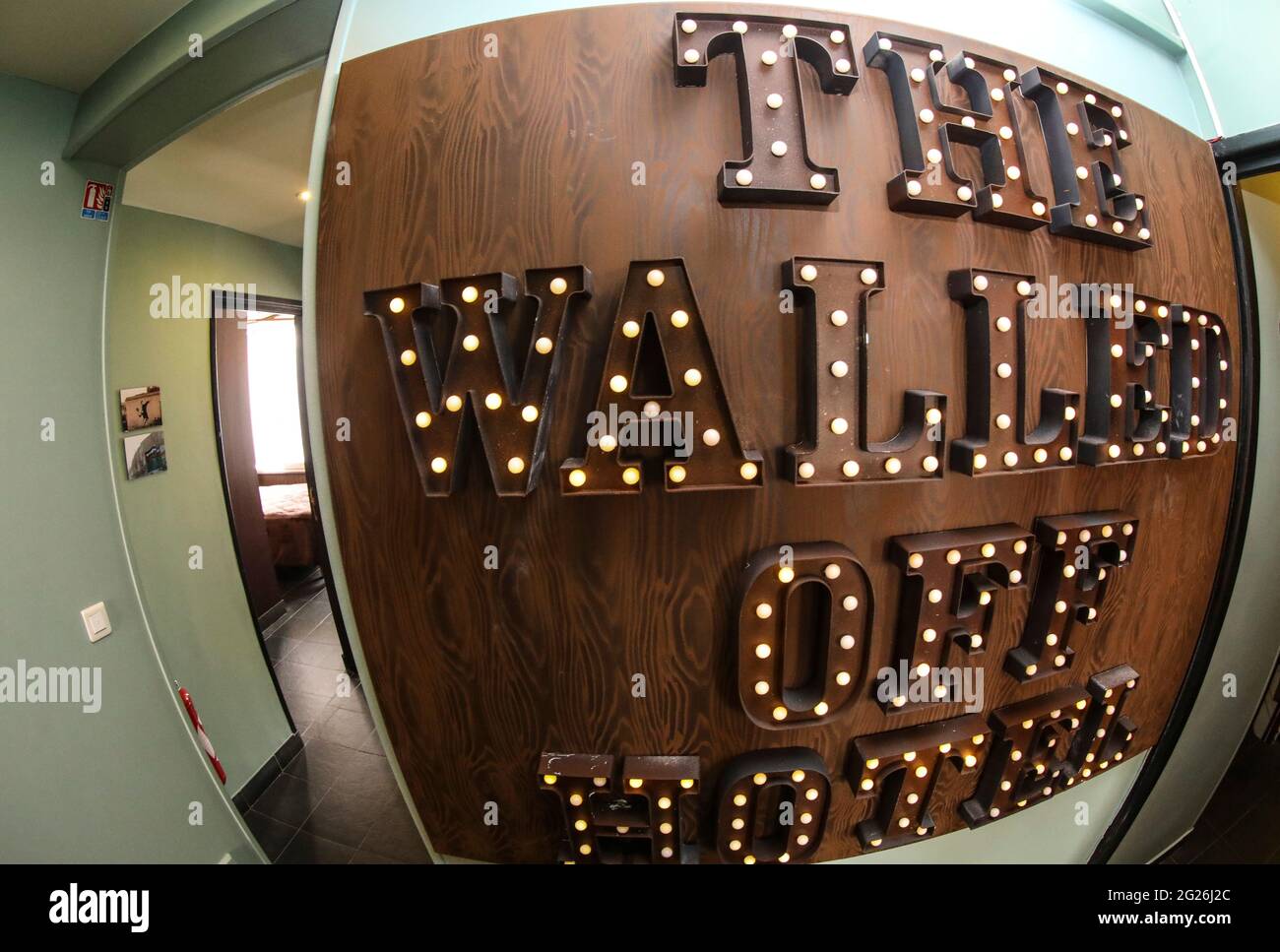 WALLED OFF HOTEL PARIS, BANKSY HOTEL Stock Photo - Alamy