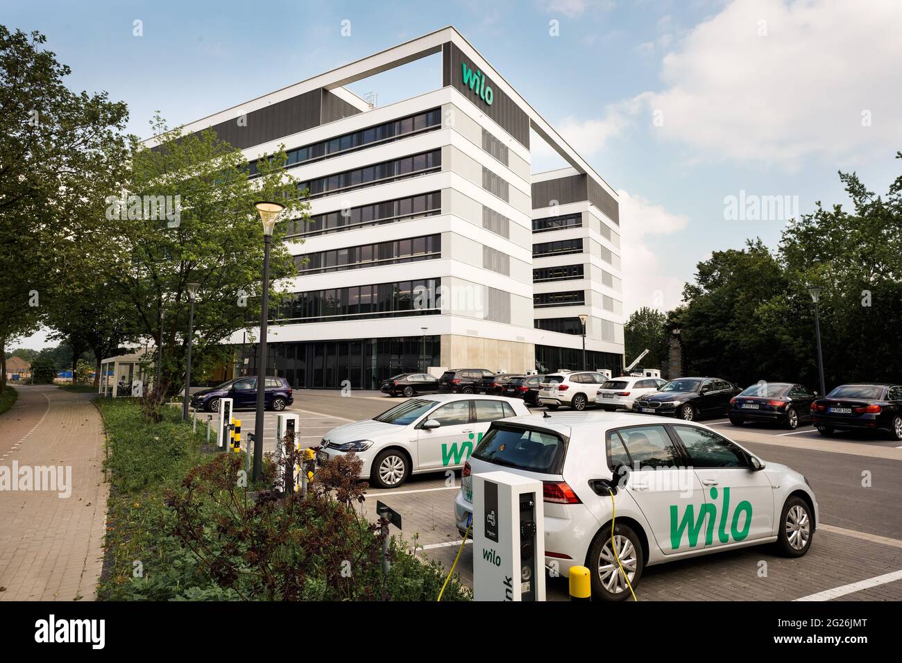 Dortmund, Germany, June 8th, 2021: Wilo Future Office in Wilo-Park ...
