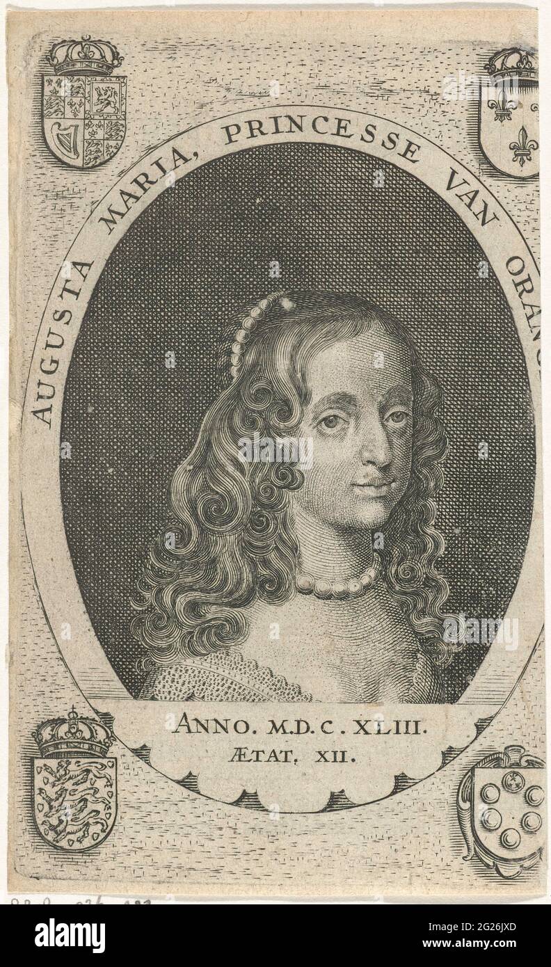 Portrait of Maria Henrietta Stuart, Princess of Orange. Portrait of ...