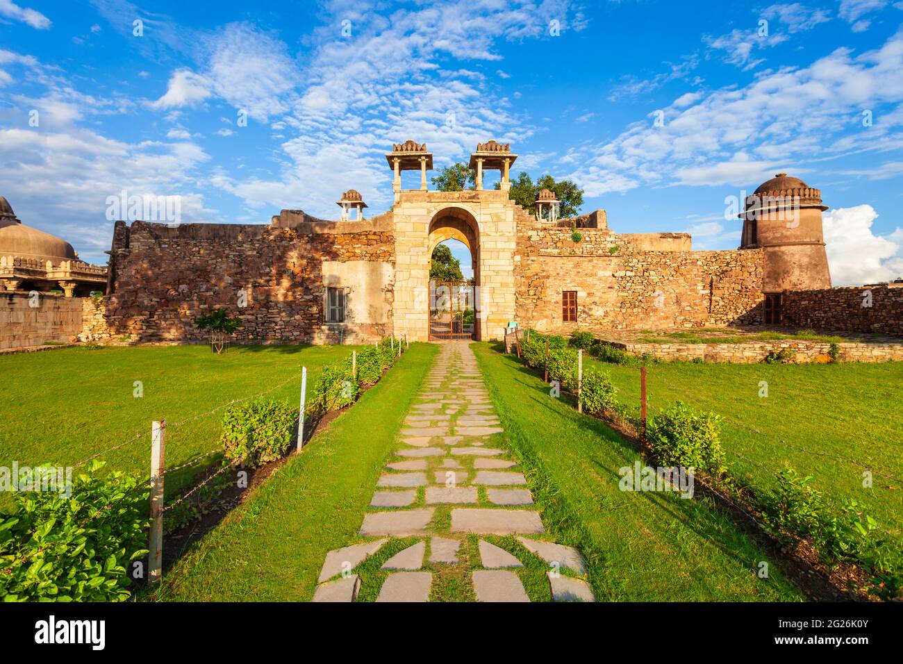 Rana Ratan Palace in Chittor Fort in Chittorgarh city, Rajasthan state ...