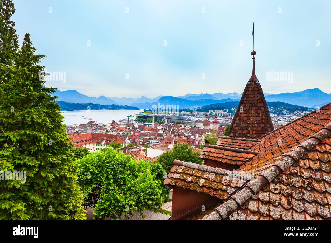 Luzern aerial hi-res stock photography and images - Alamy