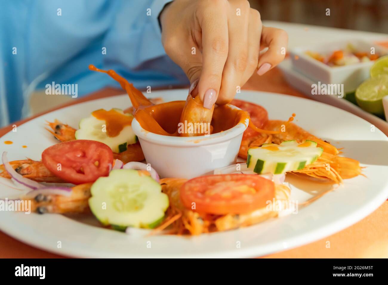 Mexican seafood restaurant hi-res stock photography and images - Alamy