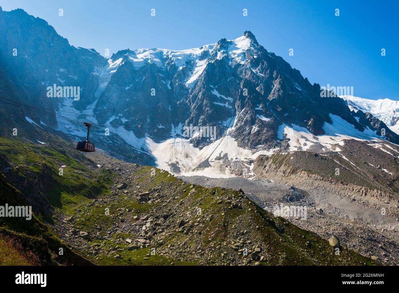 Mont Blanc or Monte Bianco meaning White Mountain is the highest ...