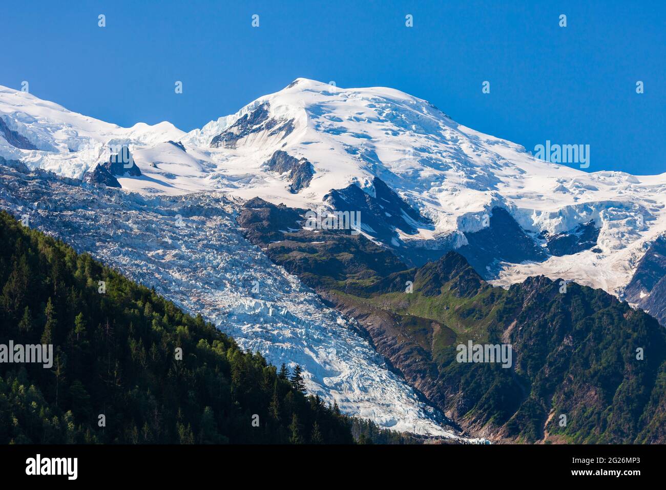 Mont Blanc or Monte Bianco meaning White Mountain is the highest ...