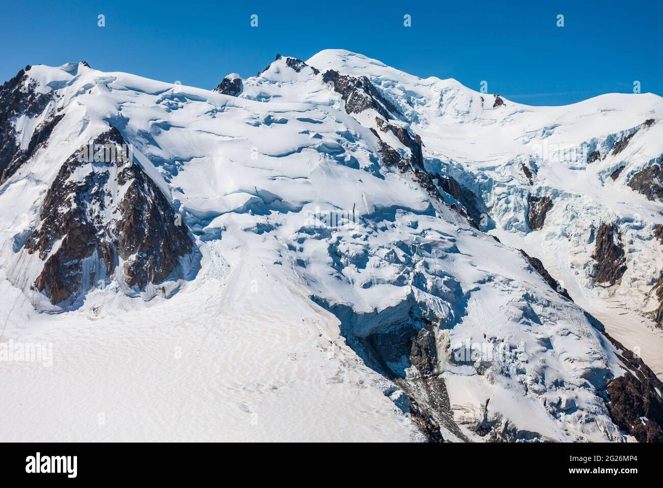 Mont Blanc or Monte Bianco meaning White Mountain is the highest ...