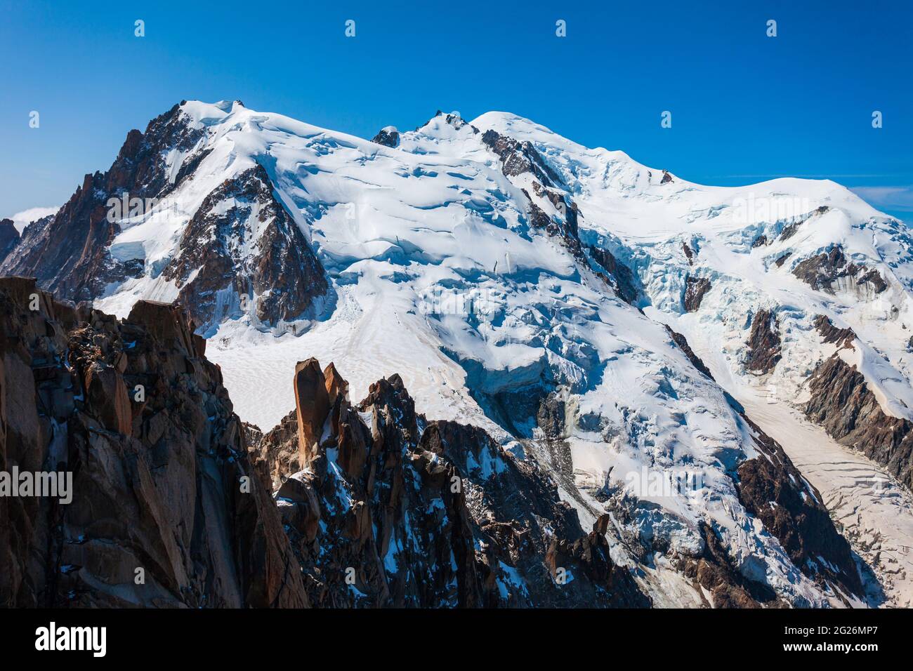 Mont Blanc or Monte Bianco meaning White Mountain is the highest ...