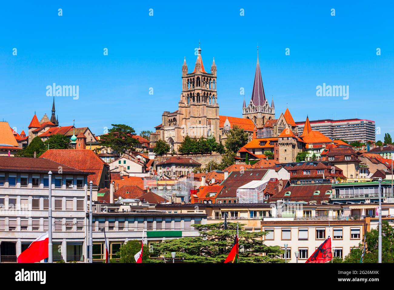 Cathedral of Notre Dame of Lausanne is a church located in the city of ...