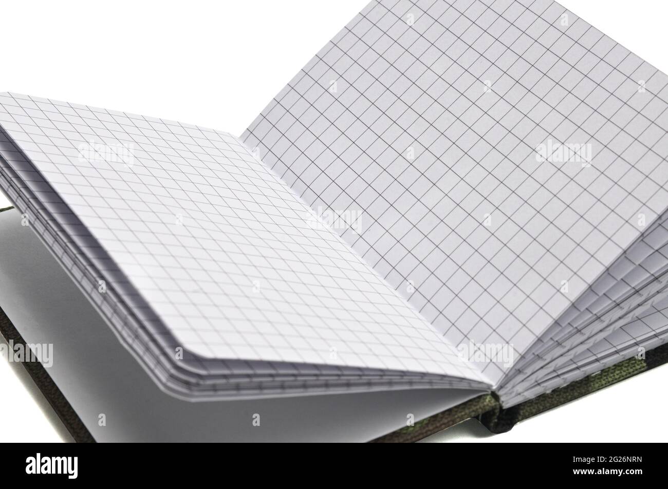 Notepad in military design for everyday notes and notes on a white ...