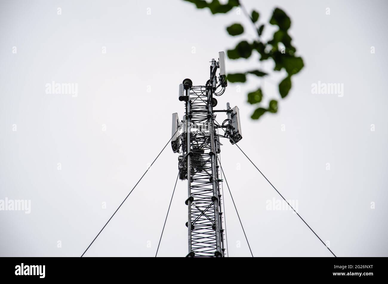 Cell tower repair hi-res stock photography and images - Alamy