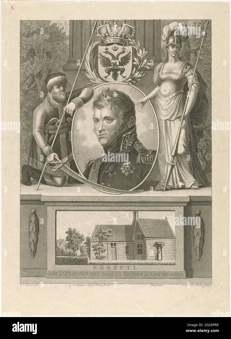 Portrait of Tsar Alexander I from Russia. Portrait of Tsar Alexander I ...