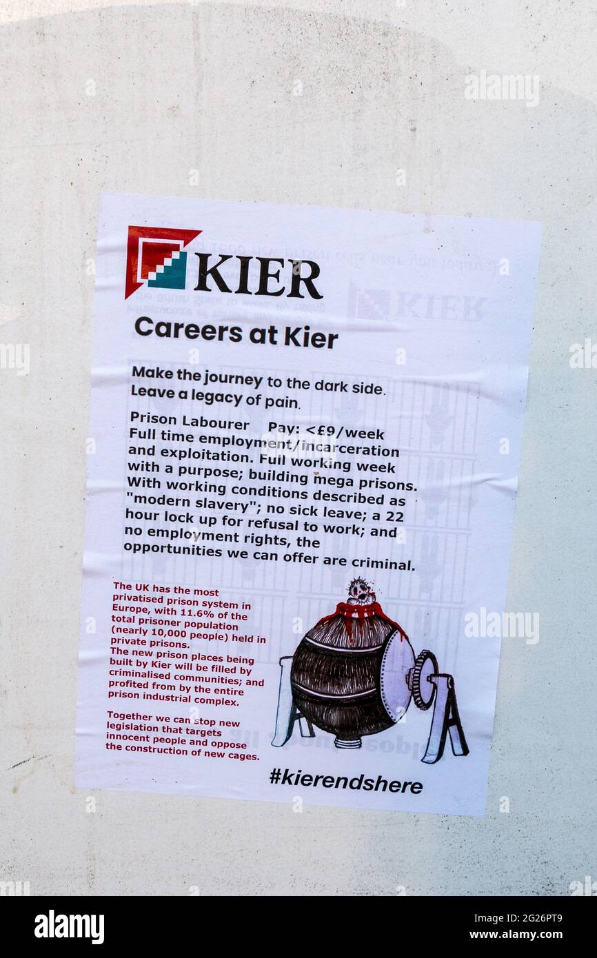 Careers at Kier - A poster raising awareness of Kier Group involvement ...