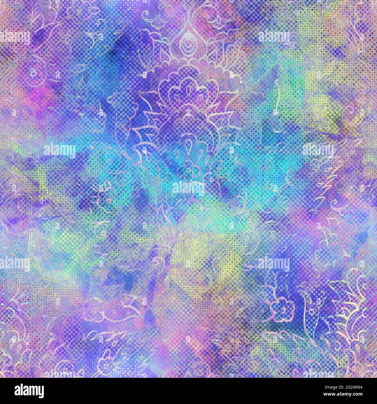 Seamless iridescent rainbow light pattern for print Stock Photo - Alamy