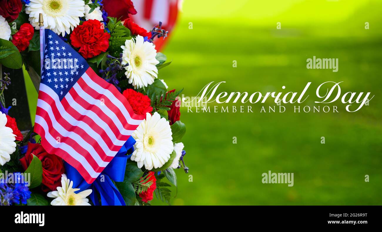 Memorial flower arrangement hi-res stock photography and images - Alamy
