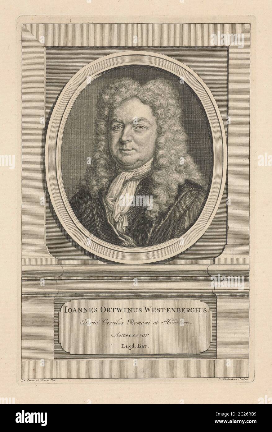 Portrait of Johannes Ortwinus Westenberg. Portrait of Johannes Ortwinus ...