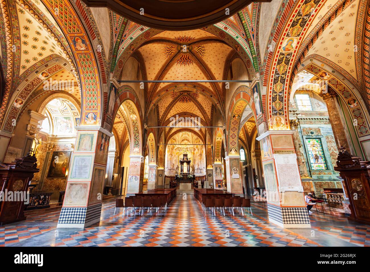 LUGANO, SWITZERLAND - JULY 09, 2019: Lugano Cathedral or Cattedrale di ...