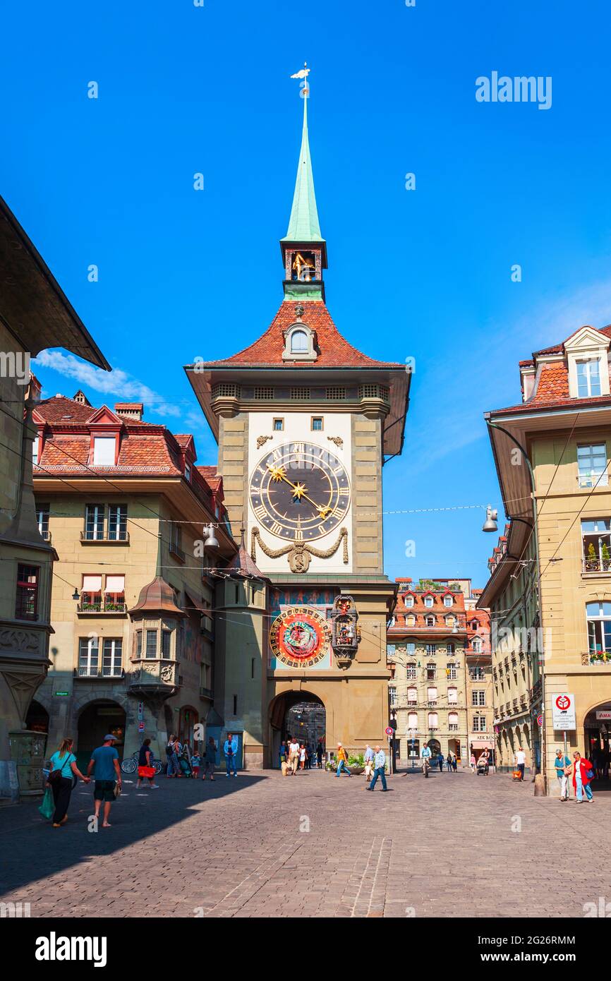 The zytglogge clocktower in bern hi-res stock photography and images ...