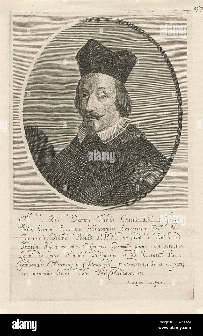 Portrait of Fabius Chisius; Portraits of ambassadors of the Munster ...