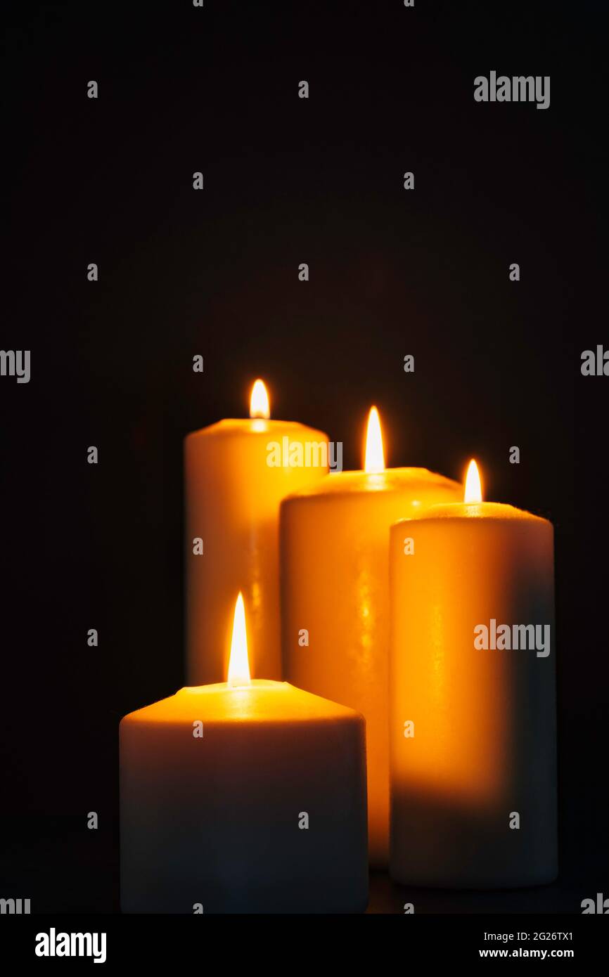 No wax candles hi-res stock photography and images - Alamy