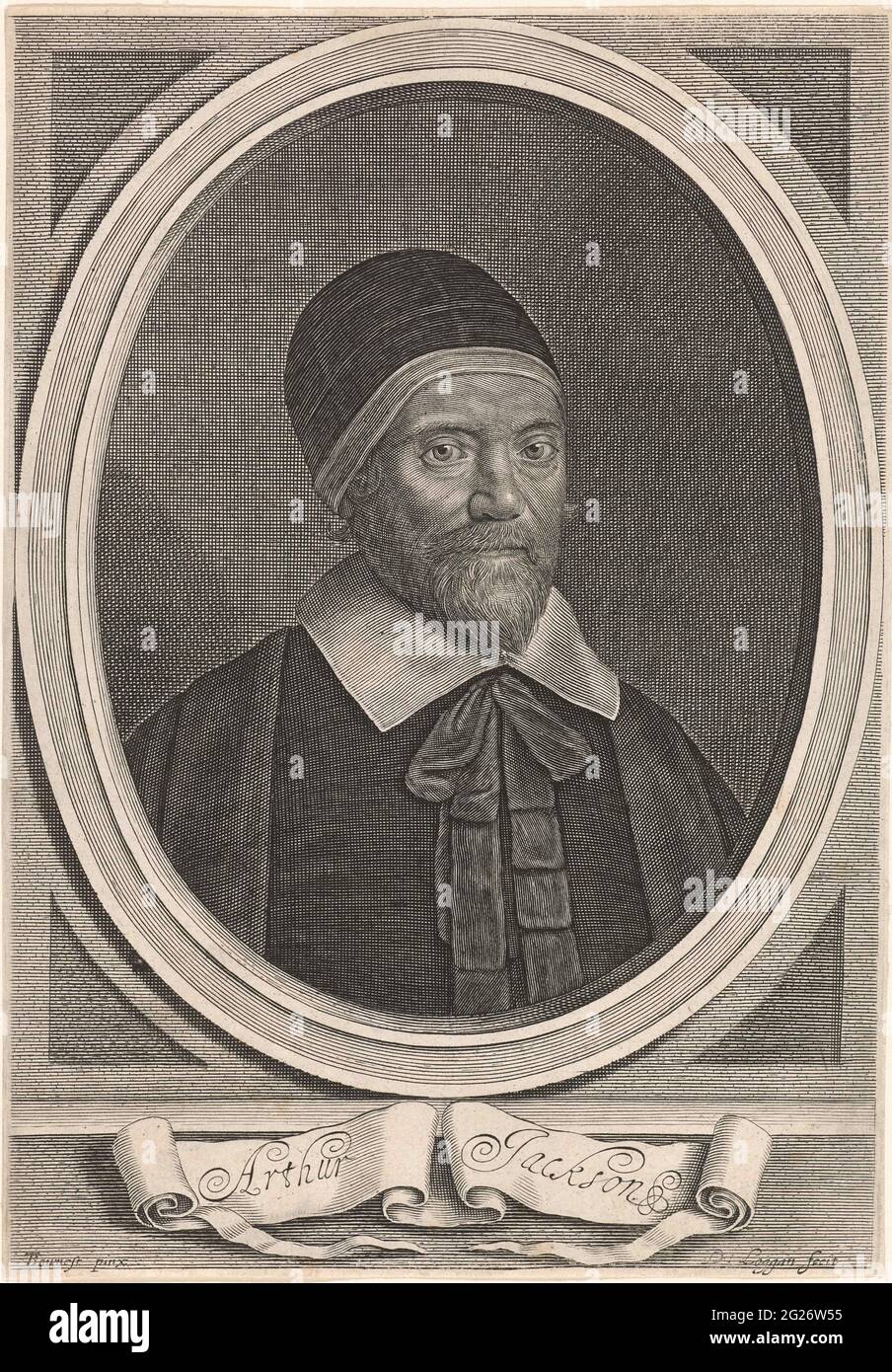 Portrait of Arthur Jackson. Portrait of the English spiritual Arthur ...