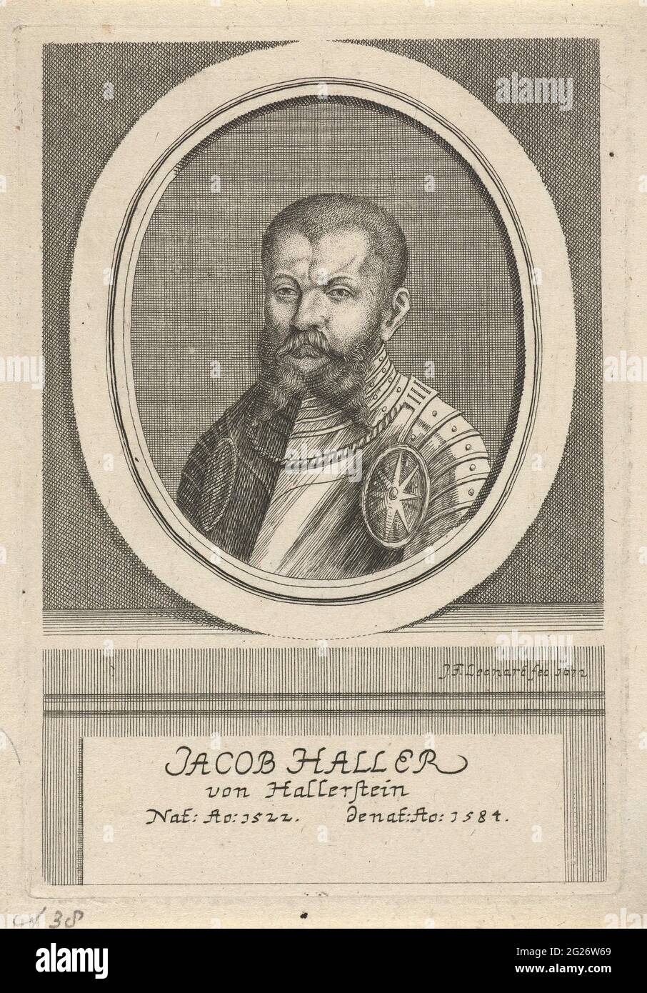 Portrait of Jakob IV Haller von Hallerstein. Portrait of Jakob IV ...