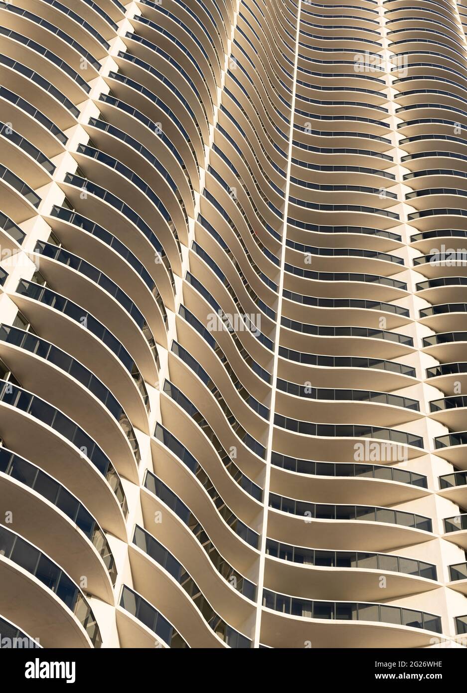 detailed curved wavy building background. skyscraper modern city. city ...