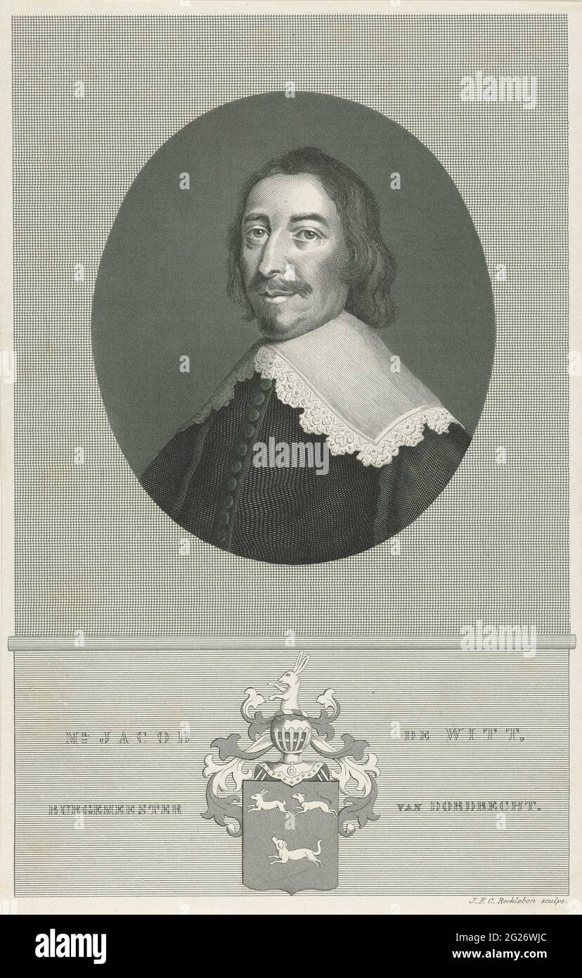 Portrait of Jacob de Witt. Portrait of Jacob de Witt, statesman and ...