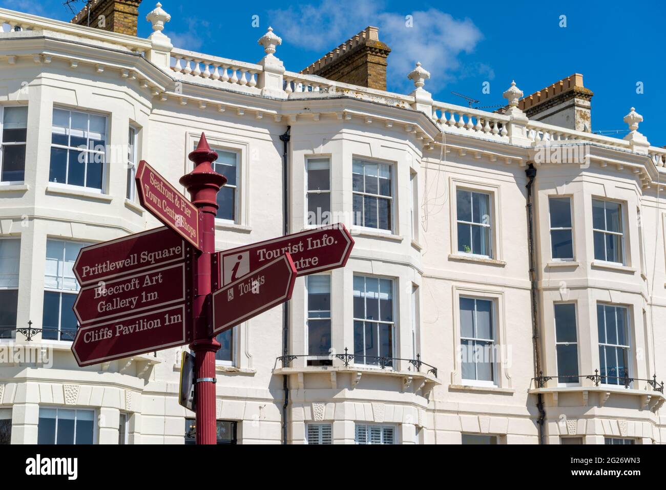 Victorian era building property in Clifftown Parade, Southend on Sea ...