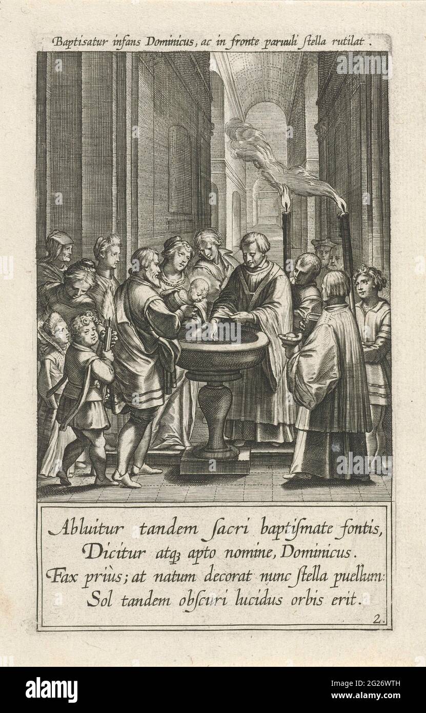 Baptism of the holy dominus; Life and madrangles of the Holy Dominicus ...