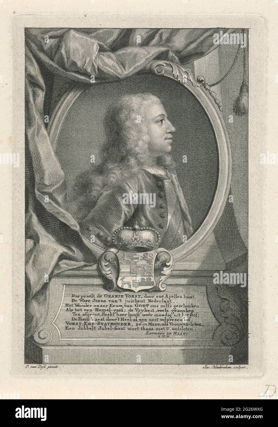 Portrait of Willem IV, Prince of Orange-Nassau Stock Photo - Alamy