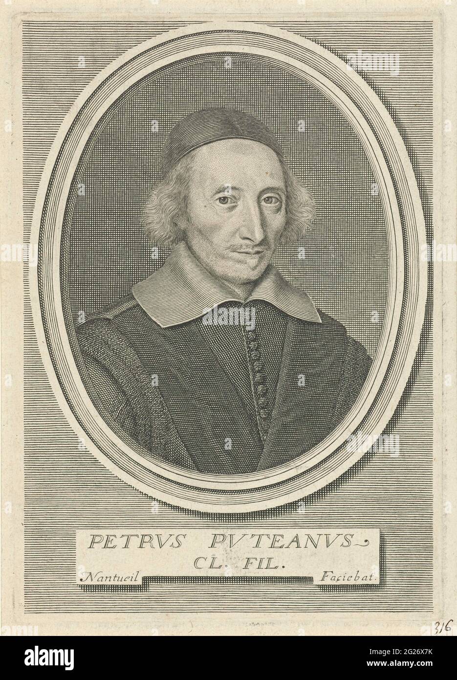 Portrait of Pierre Dupuy; Petrus Puteanus. Portrait of Pierre Dupuy ...