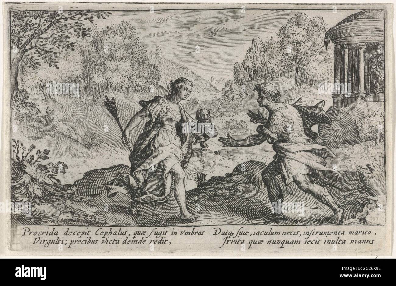 Cephalus and procris reconcile; Metamorphoses from Ovid. For her ...