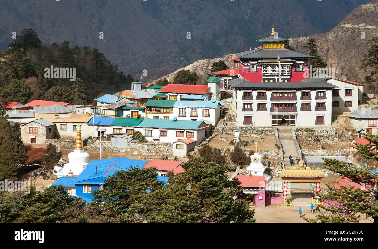 Tengboche Monastery, the best monastery in Khumbu valley, trek to ...