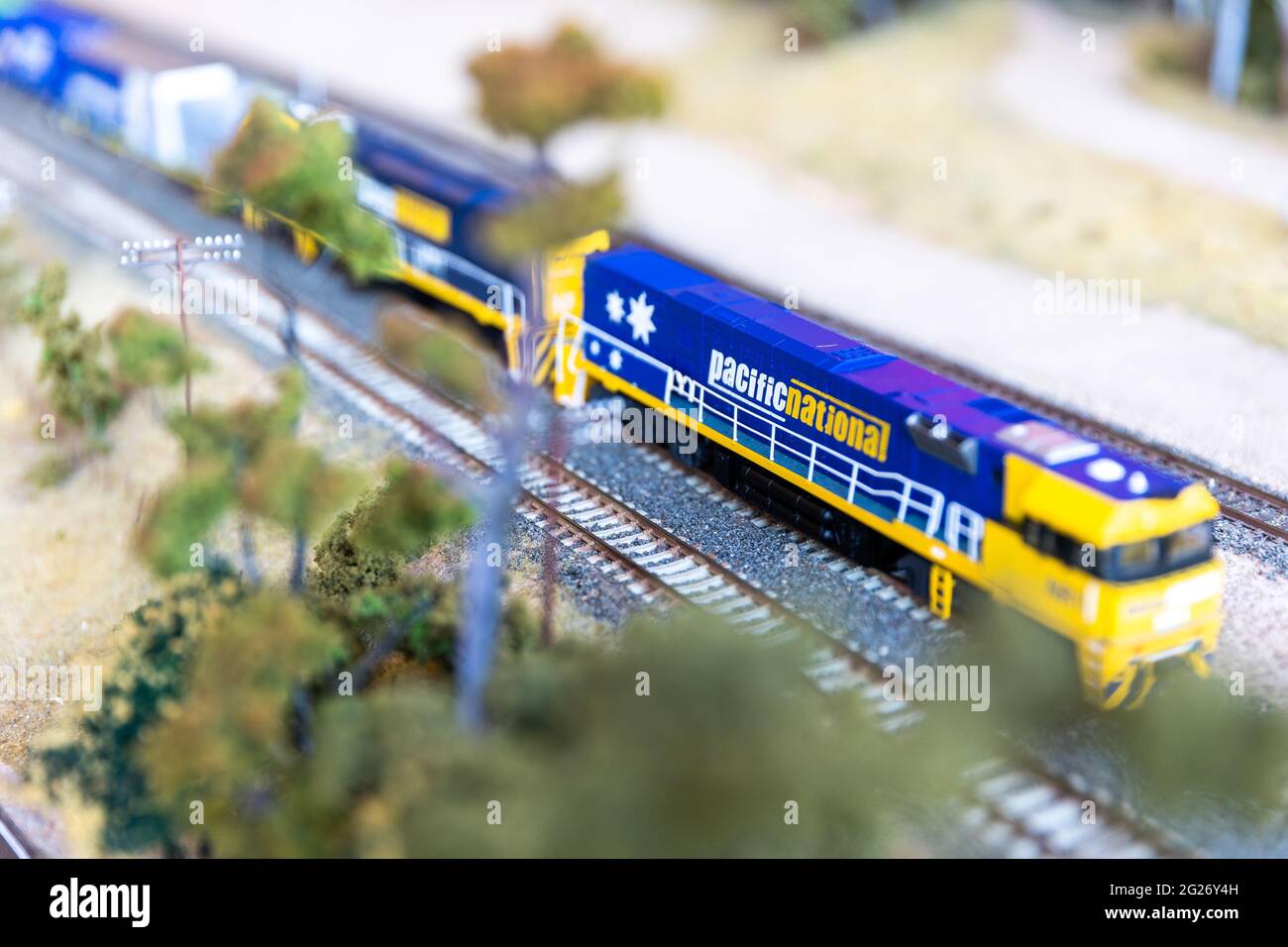 Railway model train hi-res stock photography and images - Alamy