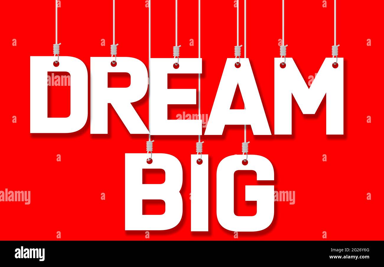 Dream 3d text words hi-res stock photography and images - Alamy