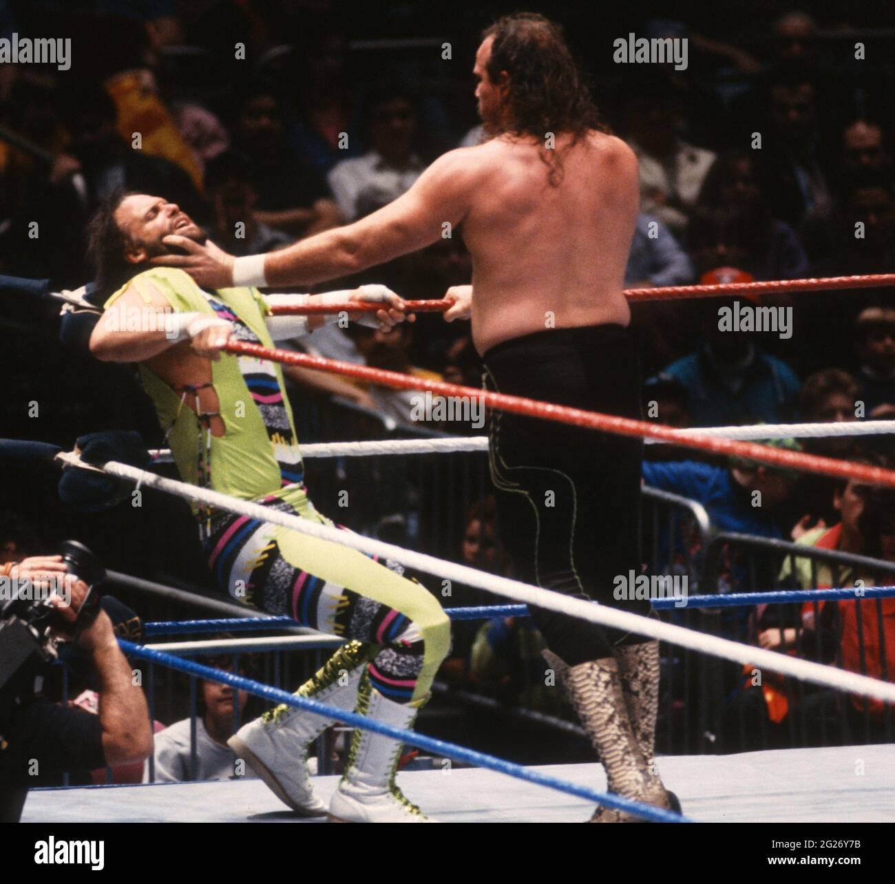 Randy Macho Man Savage Jake the Snake 1990 Photo By John Barrett ...