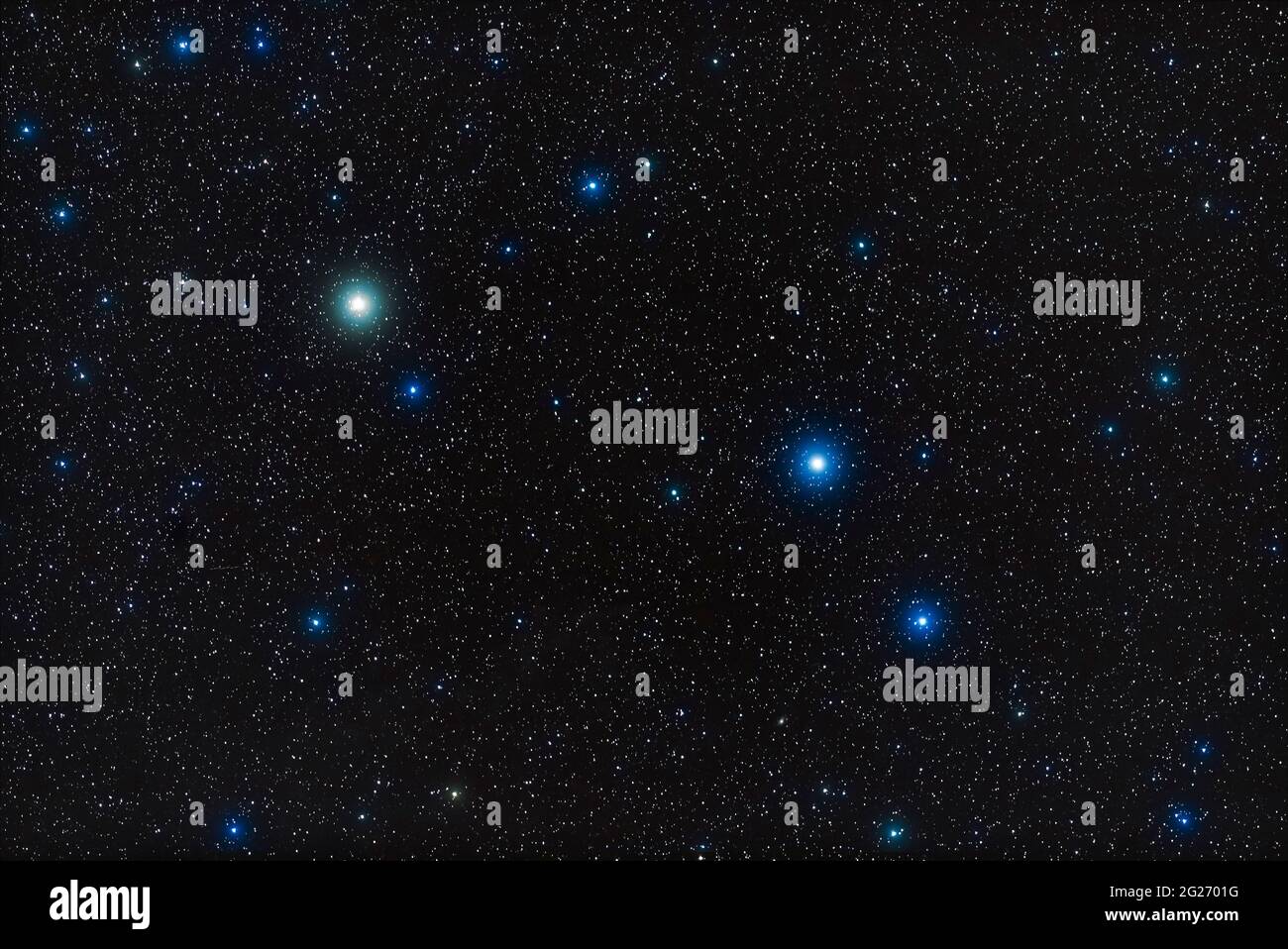 Bright stars in the constellation of Aries the Ram Stock Photo - Alamy