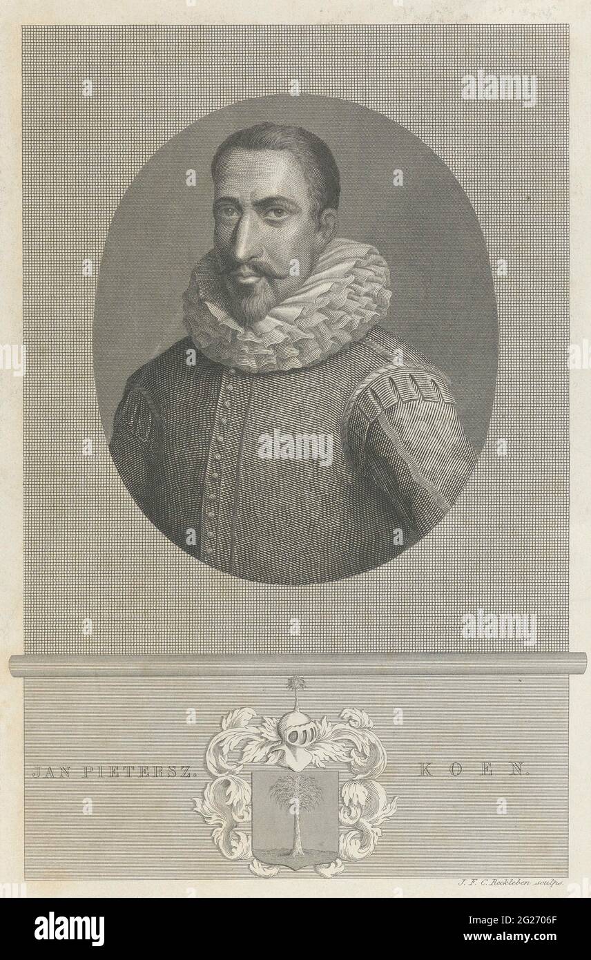 Portrait of Jan Pietersz Coen. Portrait of Jan Pietersz Coen, Governor ...
