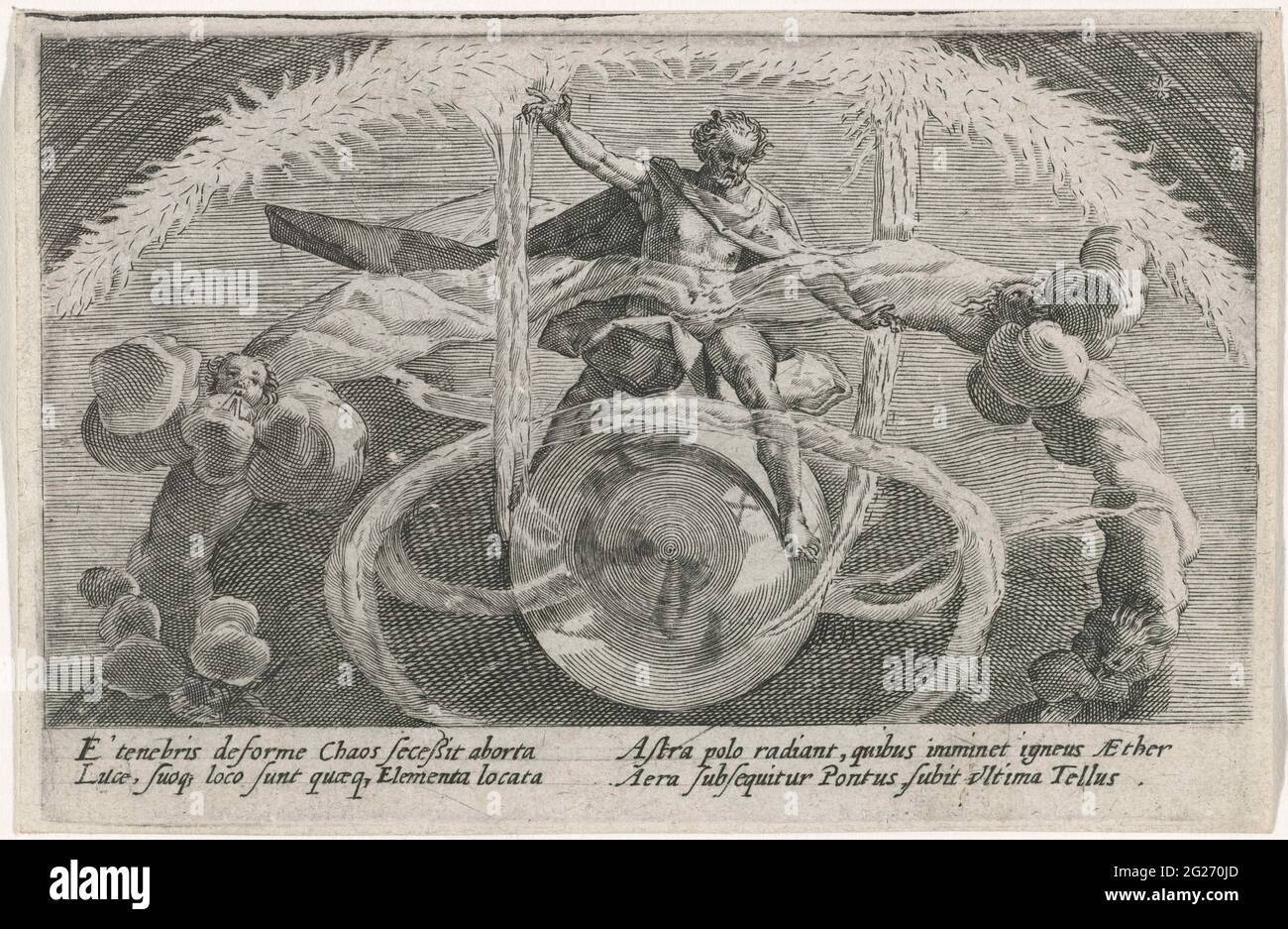 Discharging chaos and creating the four elements; Metamorphoses from ...