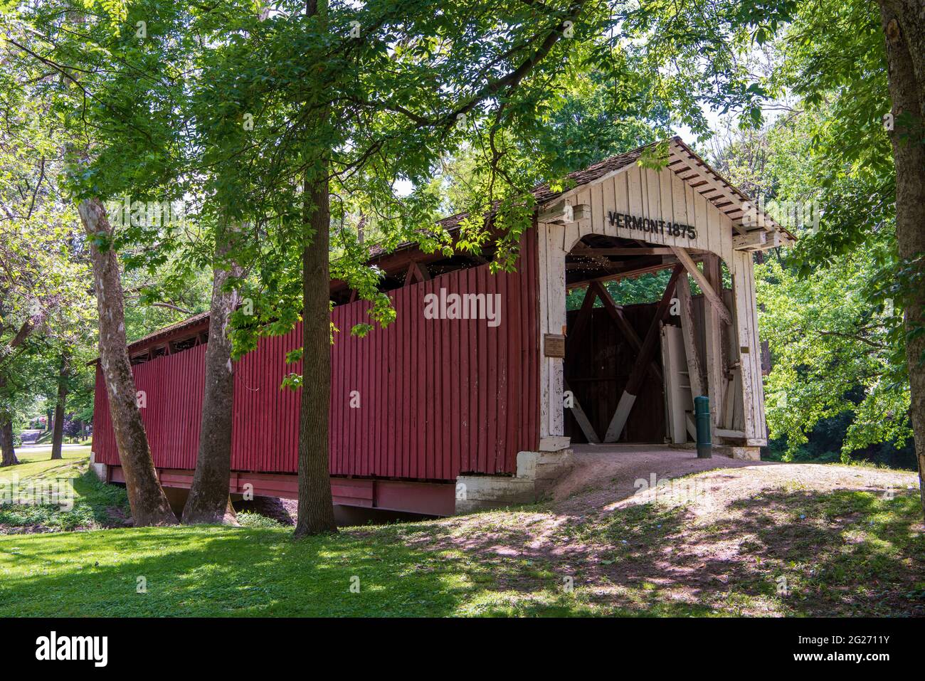 Vermont Covered Bridge is located at Highland Park, Kokomo, Howard ...