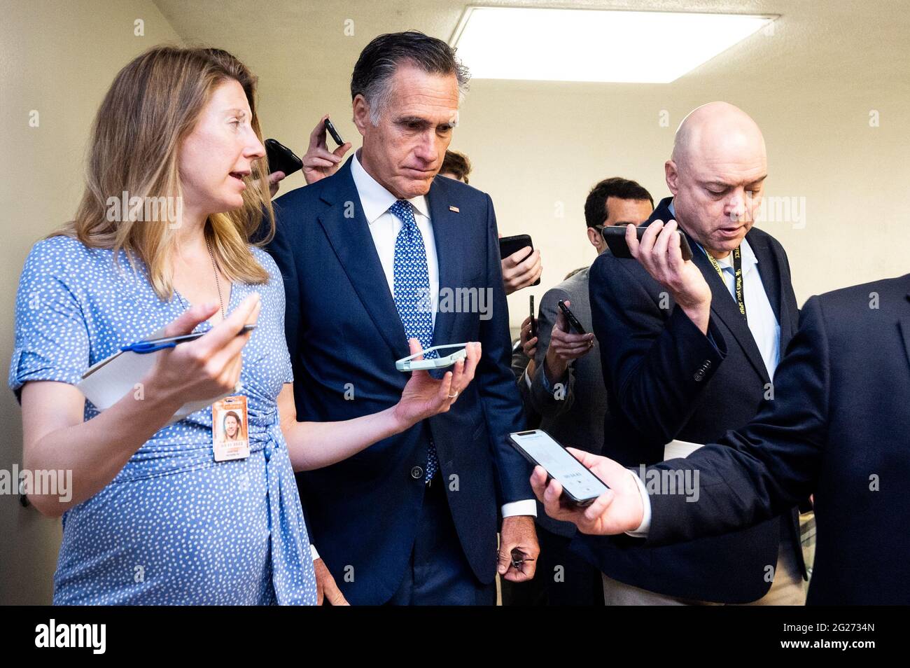 Washington, United States. 08th June, 2021. U.S. Senator Mitt Romney (R ...