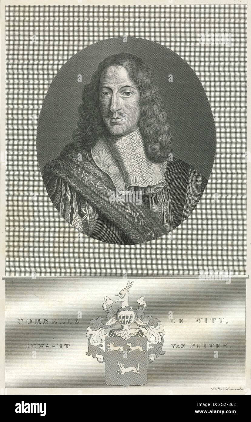 Portrait of Cornelis de Witt. Portrait of Cornelis de Witt, mayor of ...