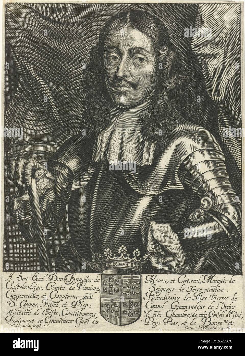 Portrait of Francisco de Castel Rodrigo. Portrait of Francisco de ...