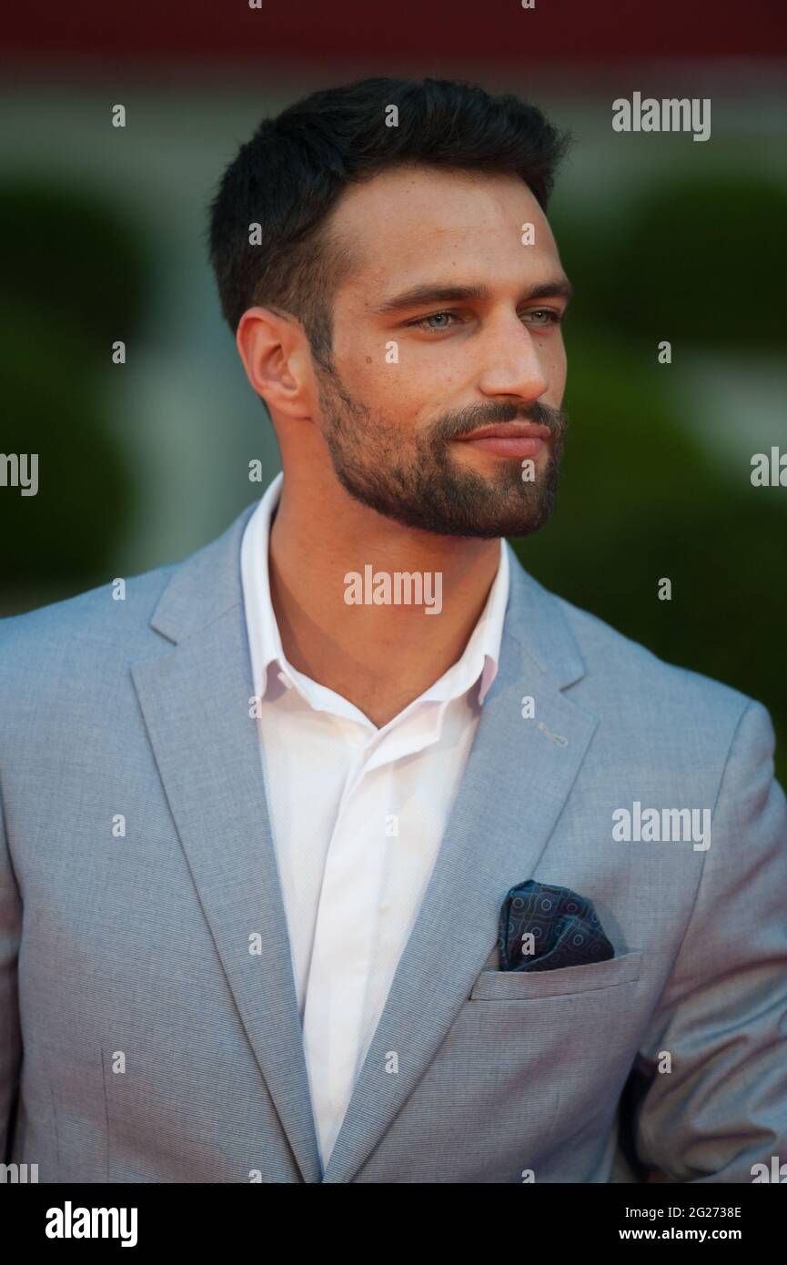 Malaga, Spain. 08th June, 2021. Spanish actor, Jesus Castro poses for ...