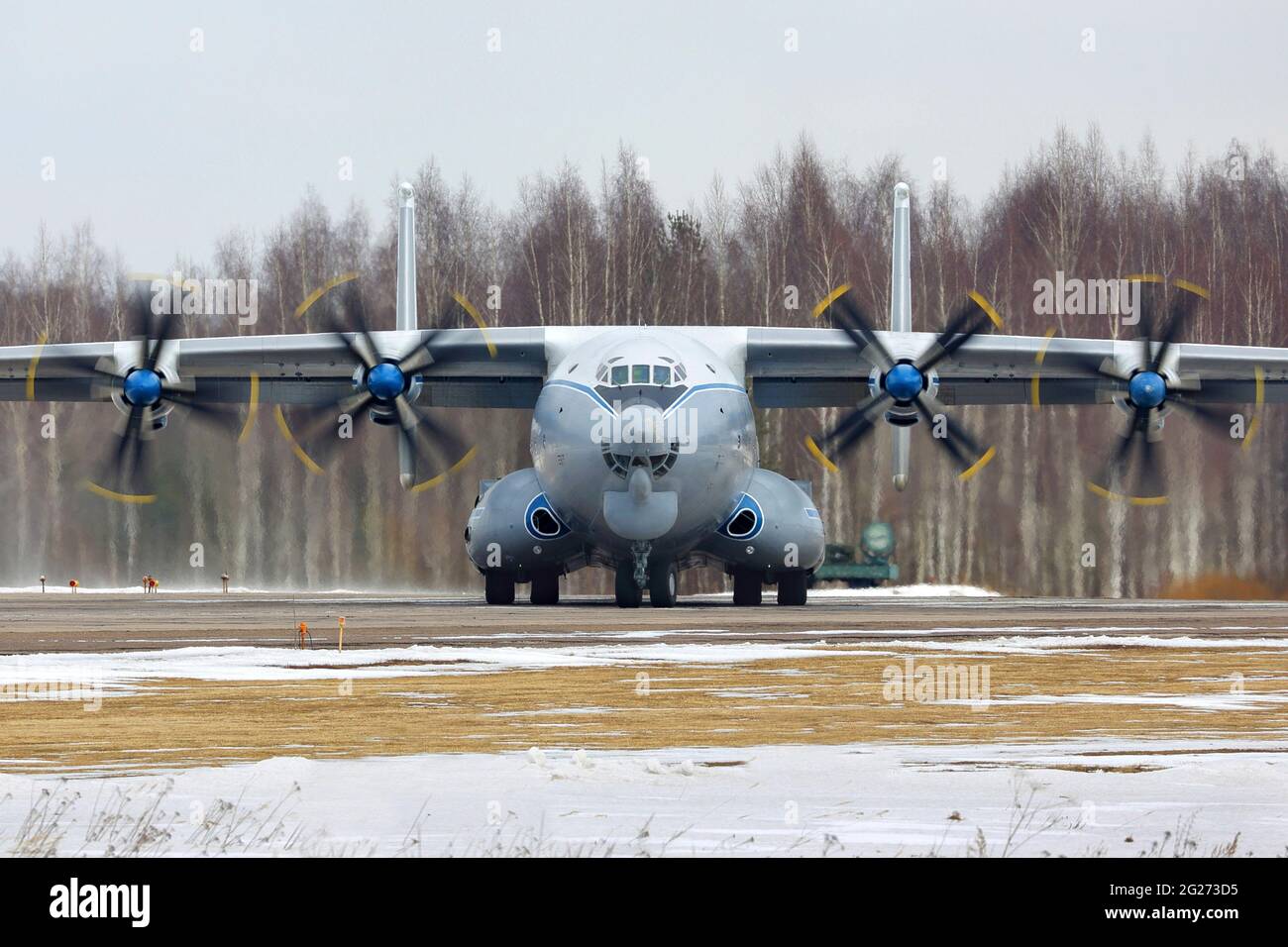 An-22 Antey military transport aircraft of the Russian Air Force at ...