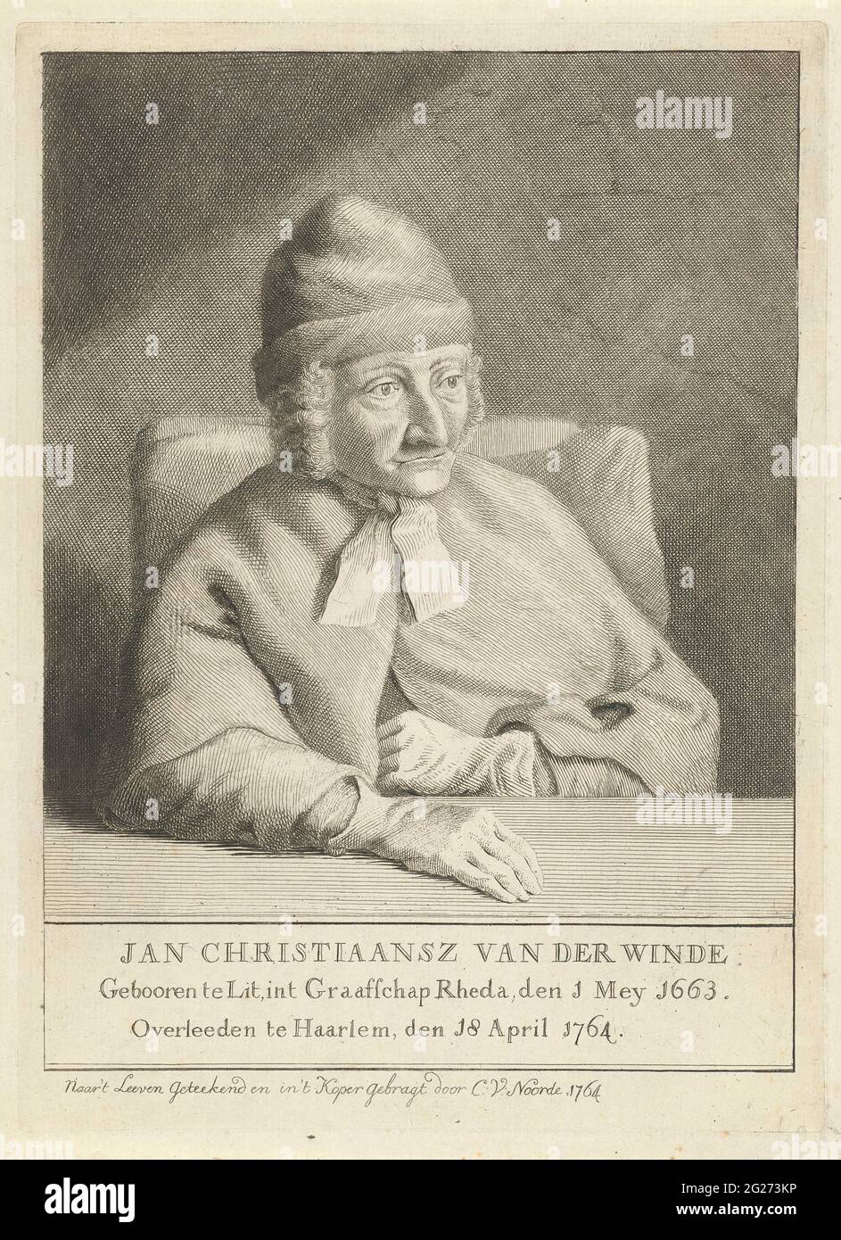 Portrait of Jan Christiaansz van der Winde. Portrait of Jan ...