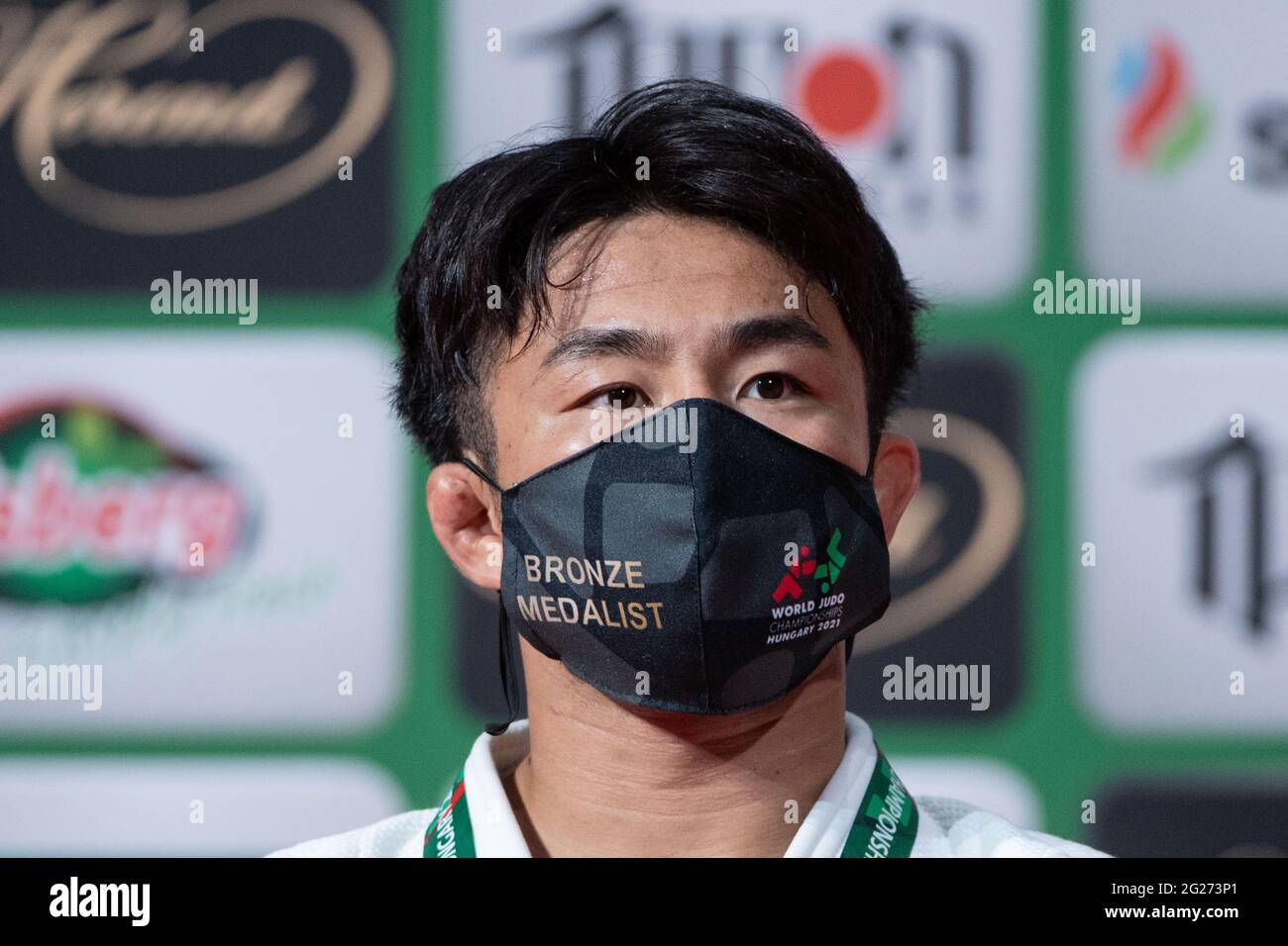 Budapest, Hungary. 8th June, 2021. Japan's Soichi Hashimoto men-73 kg ...