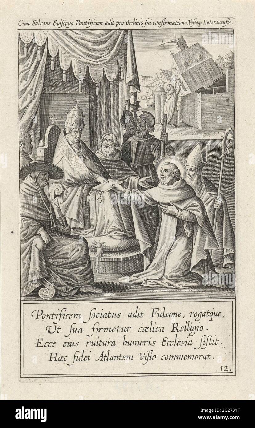 Vision of Innocentius III; Life and madrangles of the Holy Dominicus ...