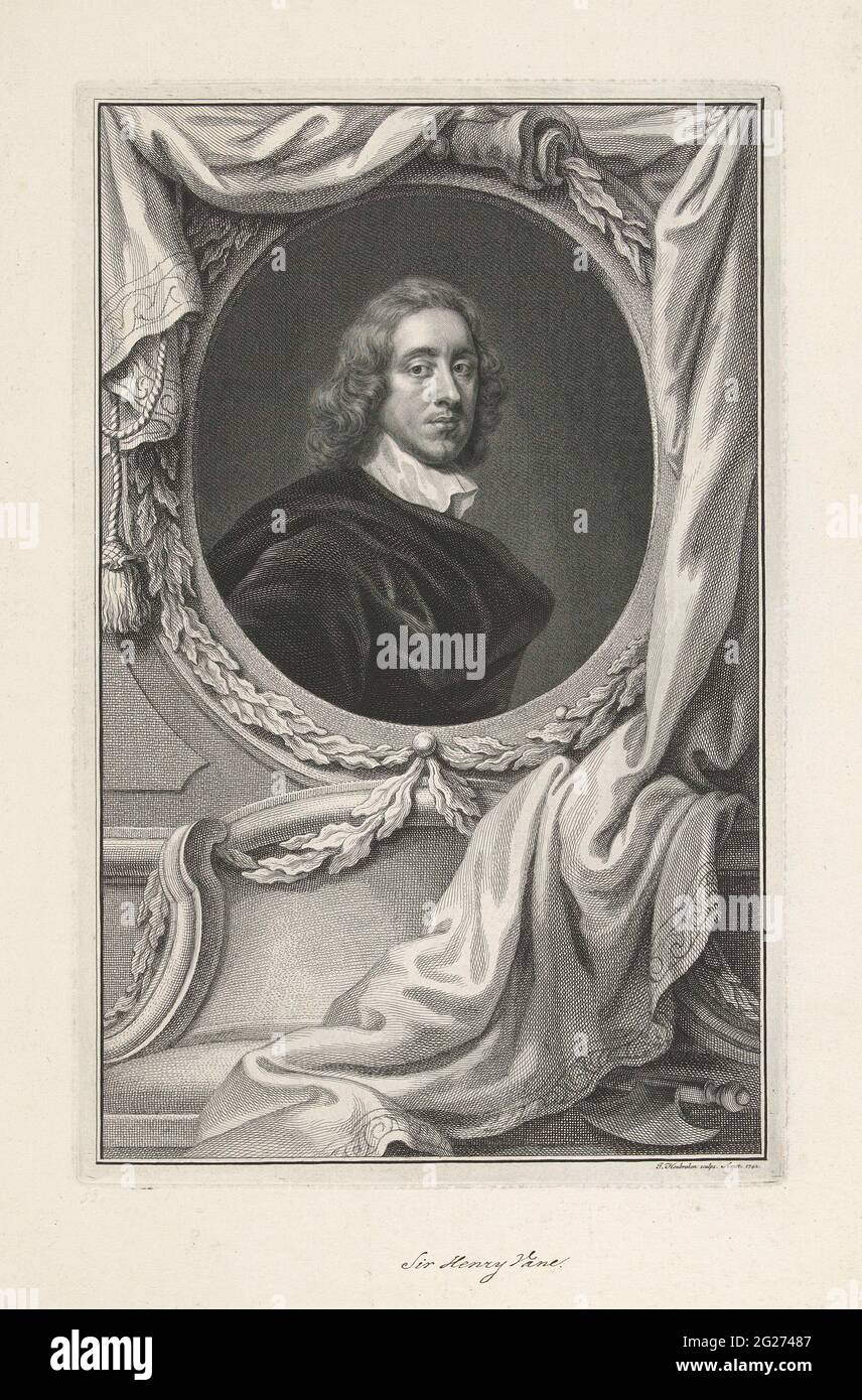Portrait of Henry Vane. Portrait of the English politician and ...
