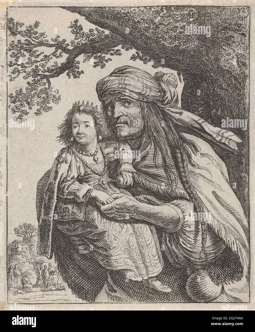 Roma woman Majombe with Konstance. The Roma woman Majombe with the ...